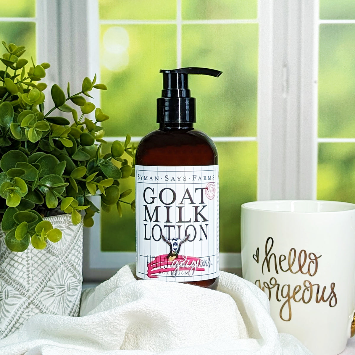 Hello Gorgeous! | Goat Milk Lotion – Syman Says Farms