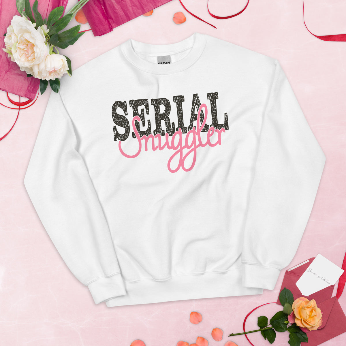 Serial Snuggler | Crew Sweatshirt – Syman Says Farms