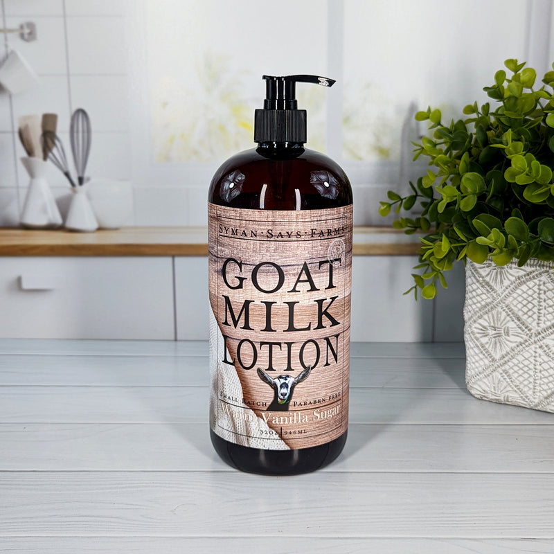 Warm Vanilla Sugar | Goat Milk Lotion – Syman Says Farms